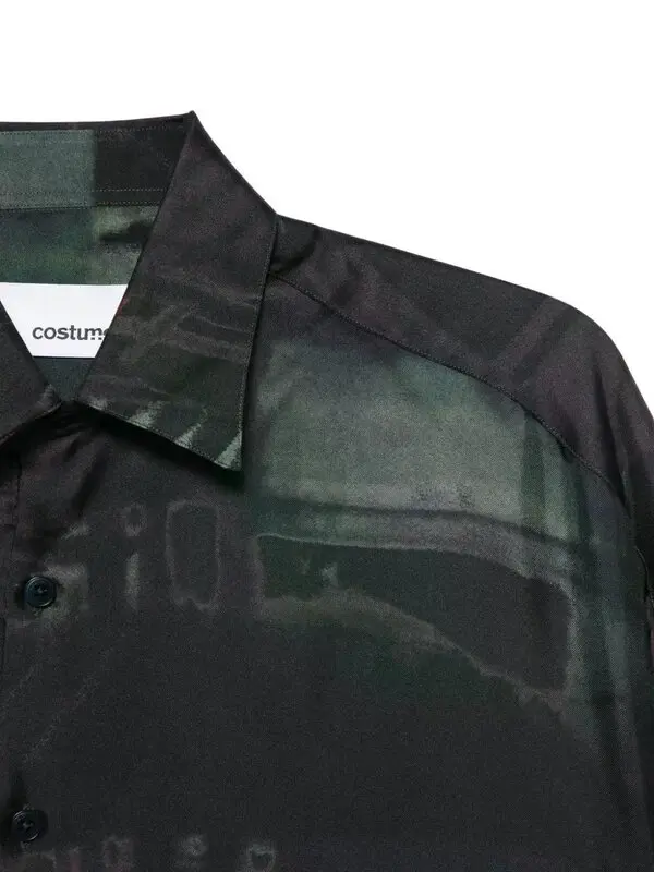 COSTUMEIN Abstract-print Shirt - Black