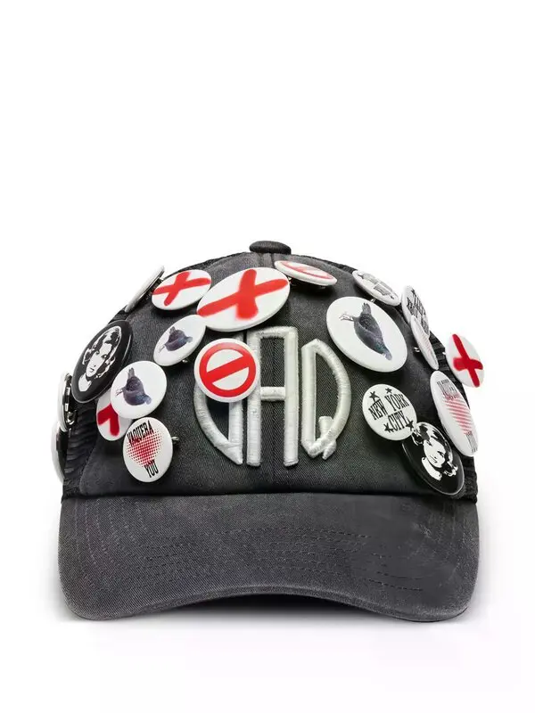 Vaquera Embroidered Cap With Pin Badges