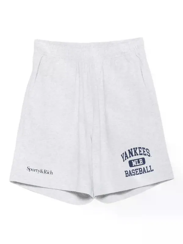 SPORTY & RICH X New York Yankees Knee-length Shorts - Grey