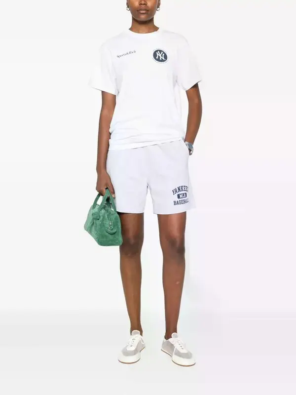 SPORTY & RICH X New York Yankees Knee-length Shorts - Grey