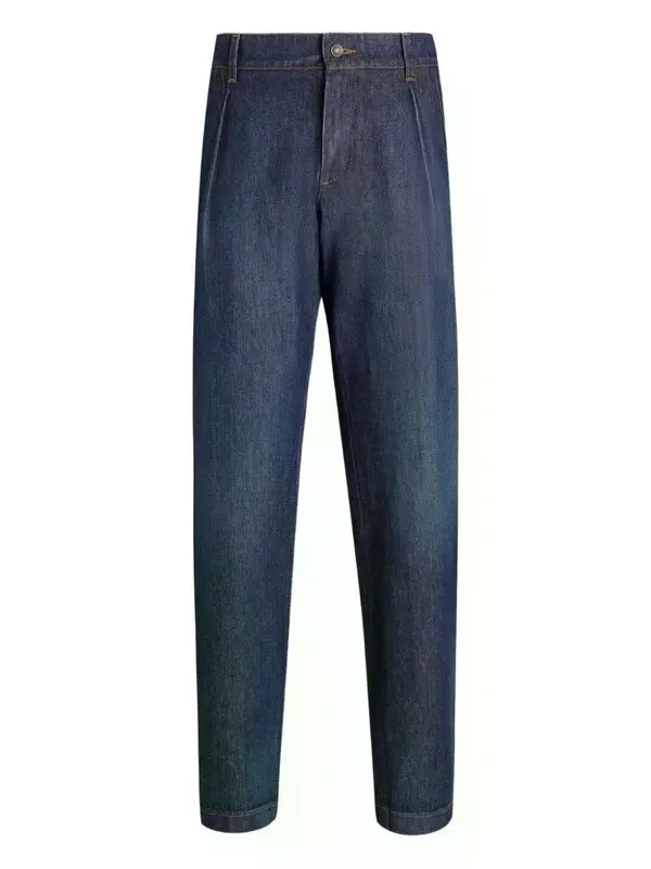 Dolce & Gabbana Pleated Denim Jeans