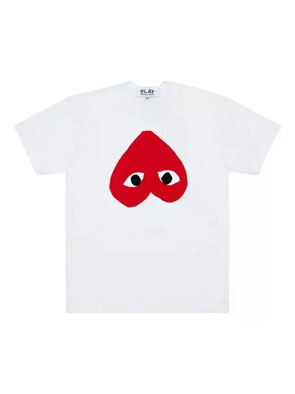 Play Comme Des Garcon Heart-eye T-shirt - White