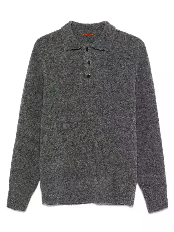 Barena Venezia Button Polo Shirt - Grey
