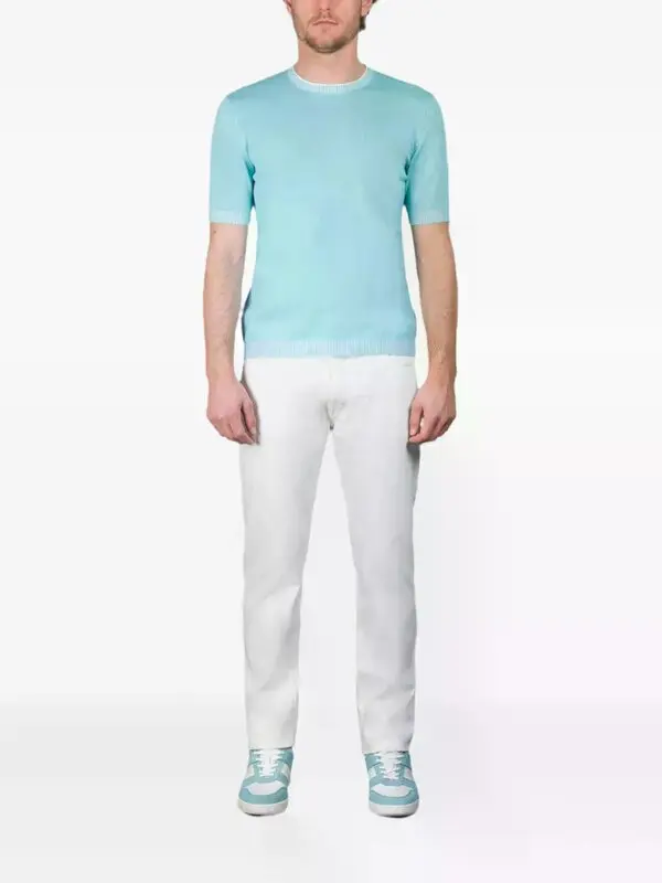 MOORER Jude-sic Short-sleeve Sweater