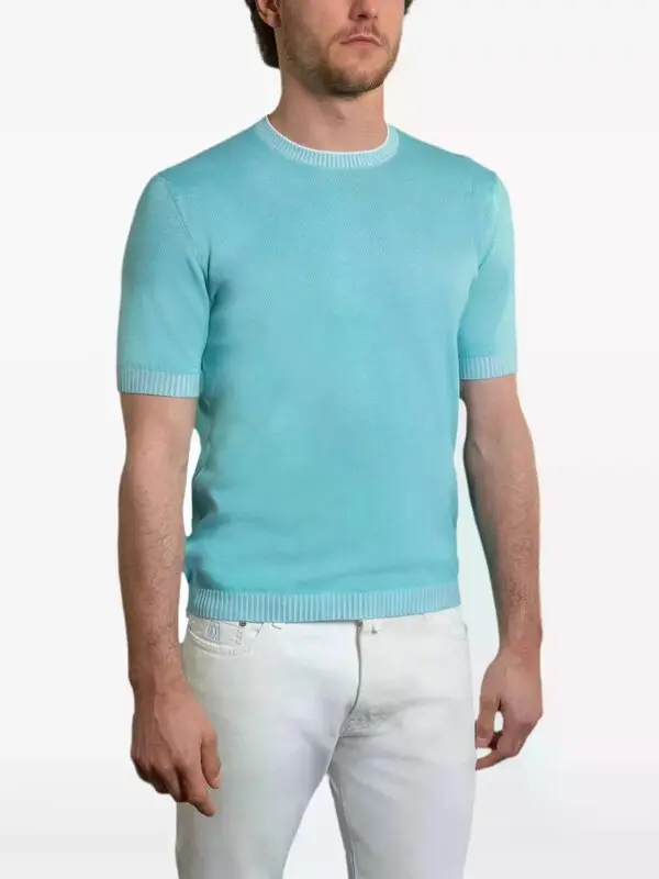 MOORER Jude-sic Short-sleeve Sweater
