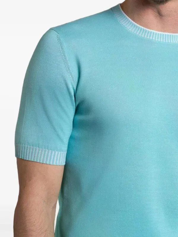 MOORER Jude-sic Short-sleeve Sweater