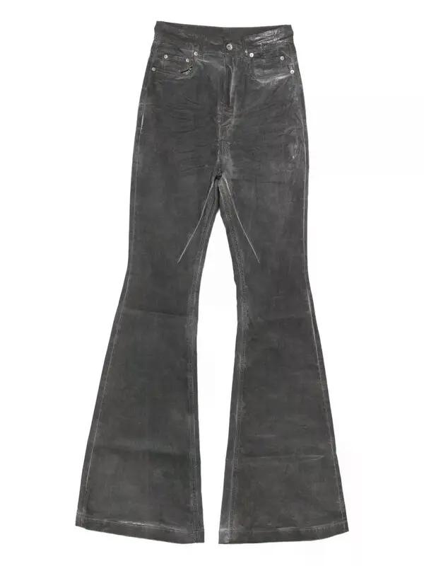 Rick Owens Distressed Flared Jeans