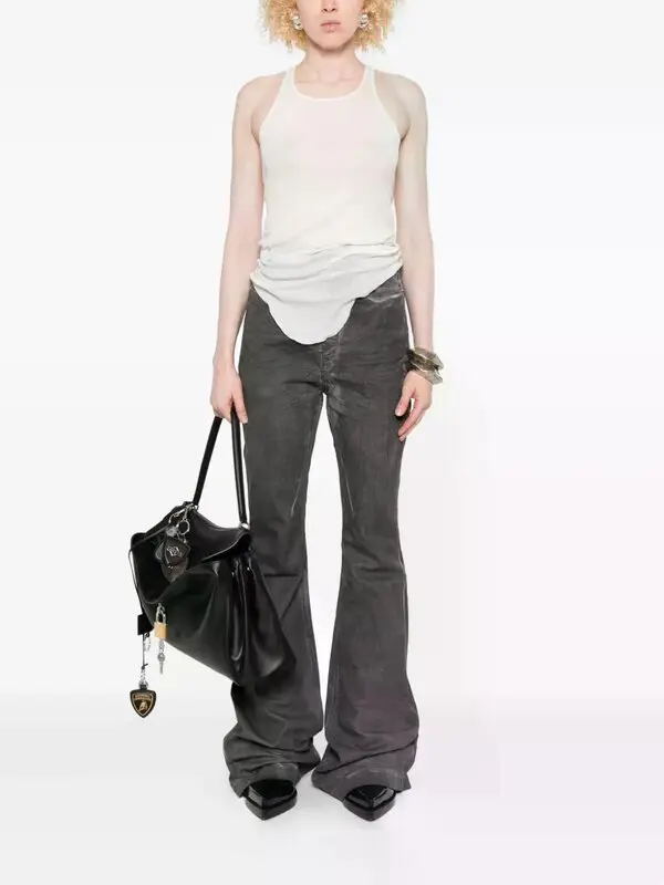 Rick Owens Distressed Flared Jeans