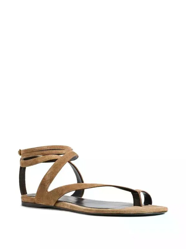 Khaite Aimee Ankle-wrap Sandals