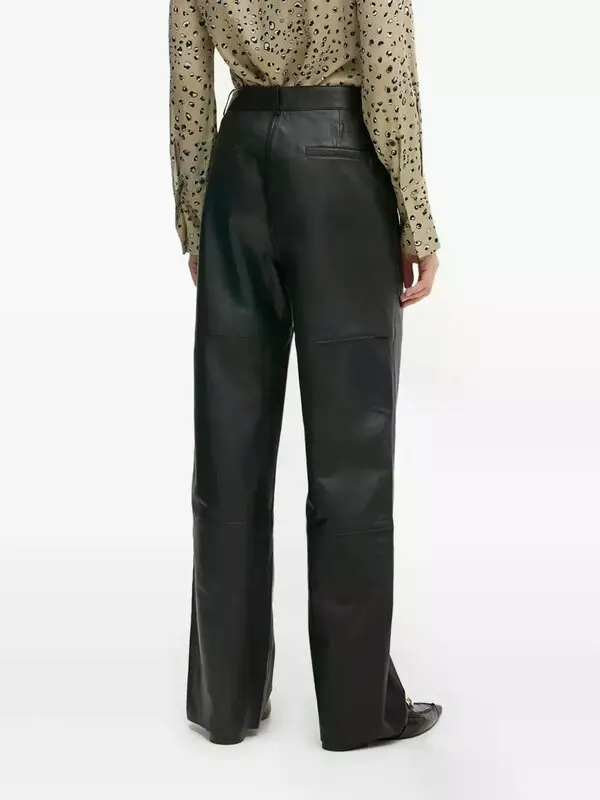 JOOP! Pleated Leather Trousers