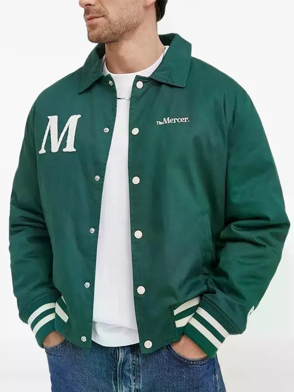 THE MERCER BRAND Varsity Embroidered Jacket