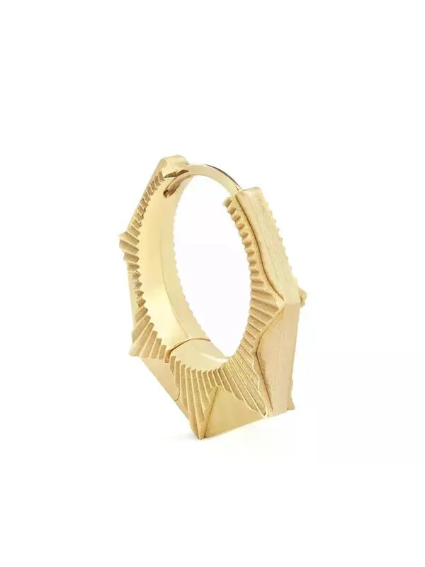 MARIE LICHTENBERG 18k Geometric Hoop Earring