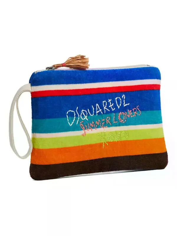 Dsquared2 Striped Clutch