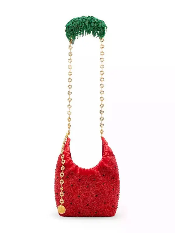 Loewe Mini Squeeze Bag In Beaded Leather