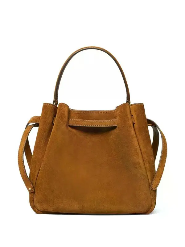 Tory Burch Romy Suede Bucket Bag - Brown
