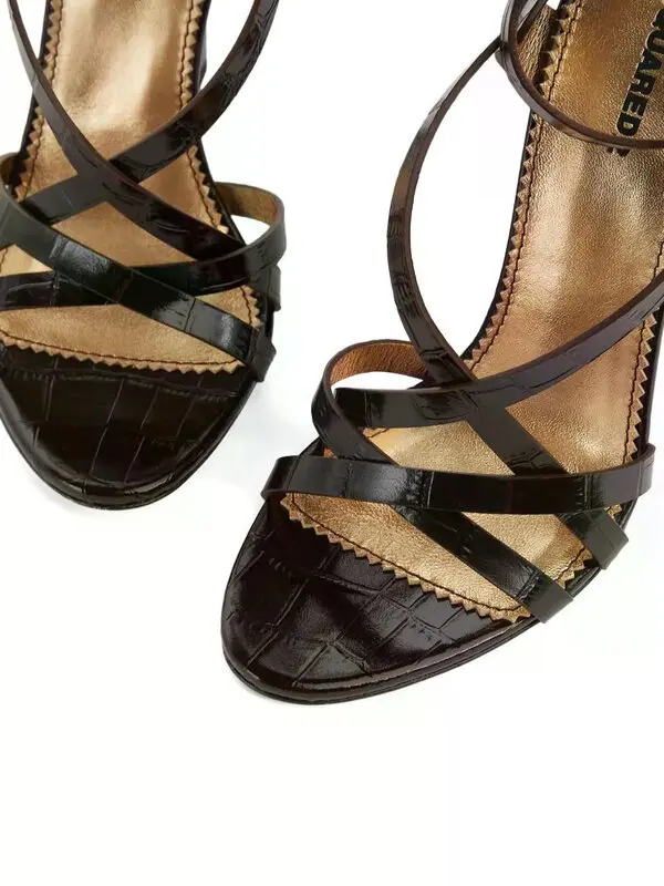 Dsquared2 Twin Crossover Heeled Sandals
