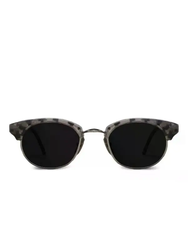 Thom Browne Oval-frame Sunglasses - Green
