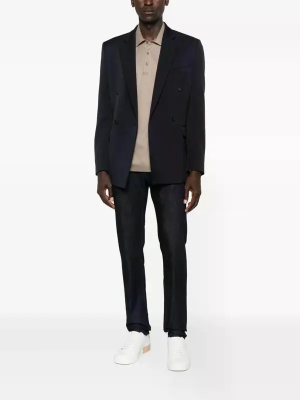 Corneliani Long-sleeve Polo Shirt - Neutrals