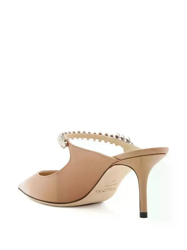JIMMY CHOO 65mm Bing Crystal-embellished Mules