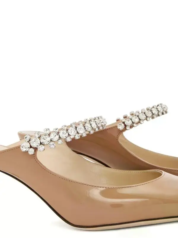 JIMMY CHOO 65mm Bing Crystal-embellished Mules