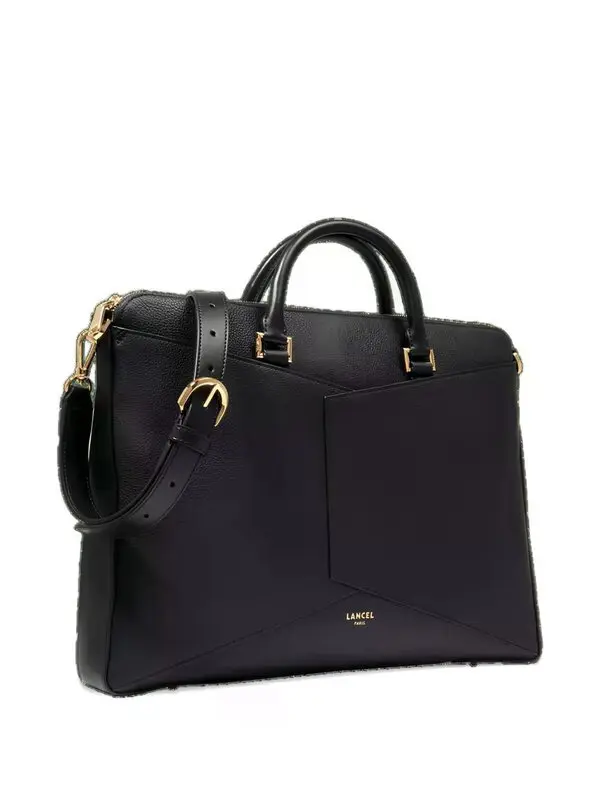 LANCEL Leather Laptop Bag - Black