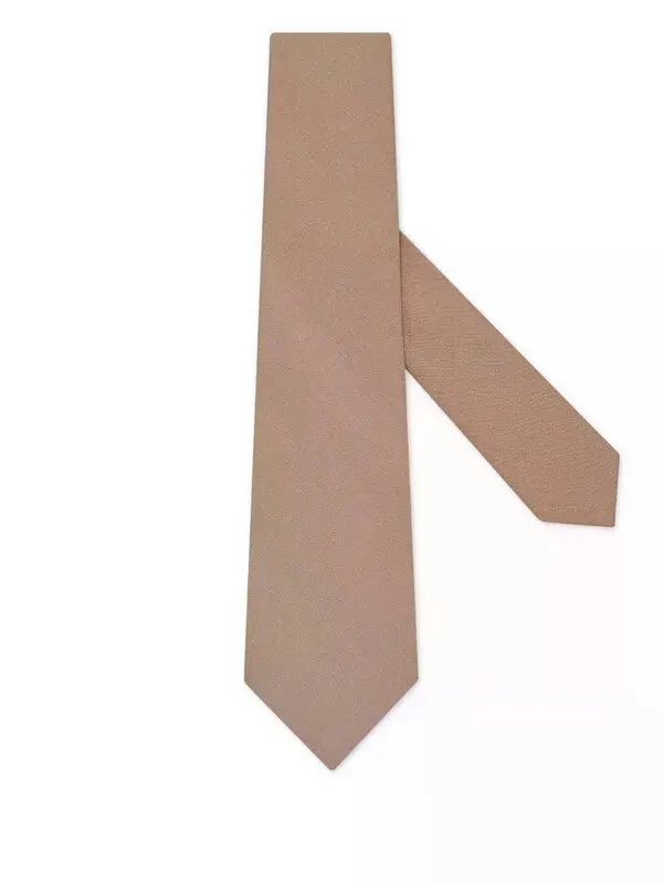 Zegna Linen Neck Tie - Neutrals