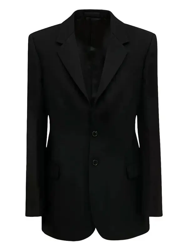 Wardrobe.NYC Buttoned Notch-lapel Blazer