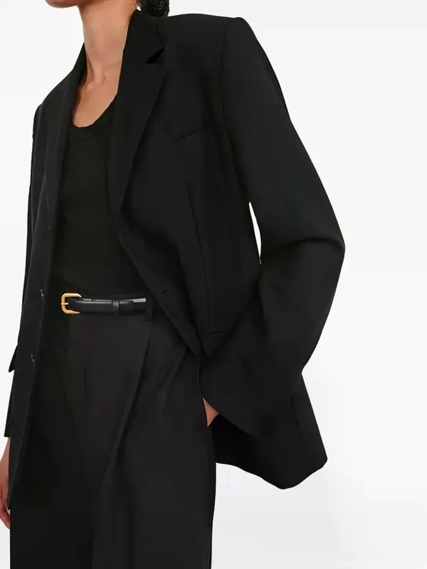 Wardrobe.NYC Buttoned Notch-lapel Blazer