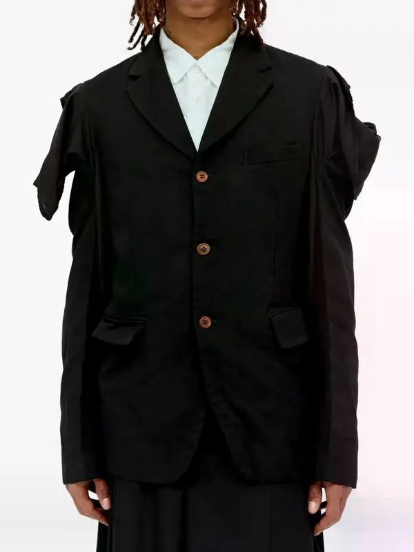 Comme Des Garçons Cut-out Shoulder Jacket