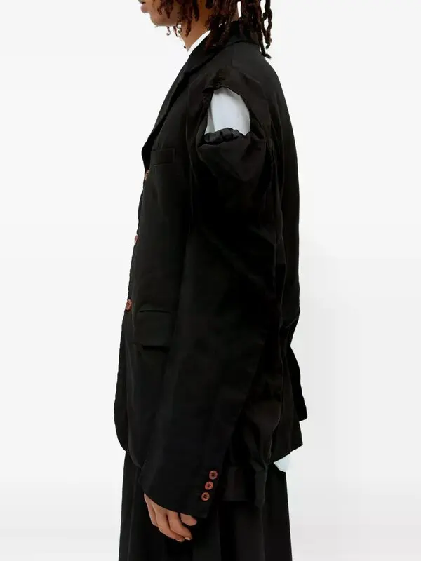 Comme Des Garçons Cut-out Shoulder Jacket