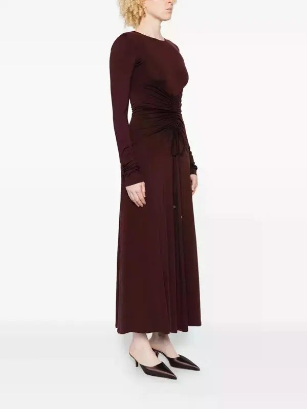 Max Mara Long-sleeve Drawstring Dress