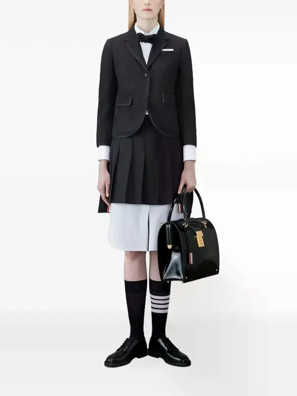 Thom Browne Pleated Mini Skirt - Black