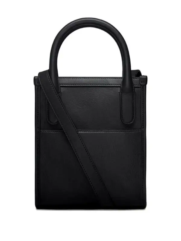 Thom Browne Vertical Leather Tote Bag