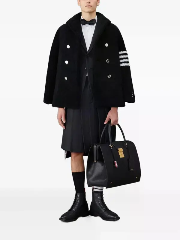 Thom Browne Back-strap Pleated Skirt