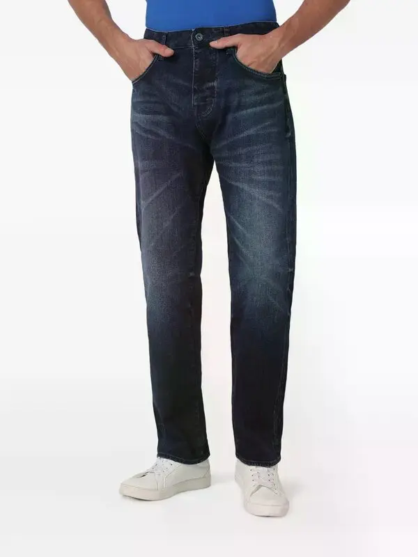 Armani Exchange Faded-effect Jeans
