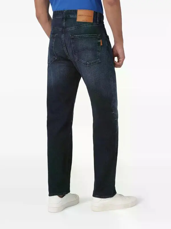 Armani Exchange Faded-effect Jeans