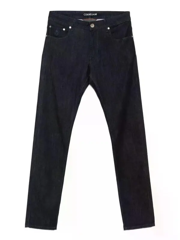 Corneliani Logo-patch Jeans