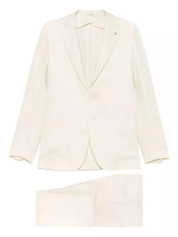 Tagliatore Linen Two-button Suit - Neutrals