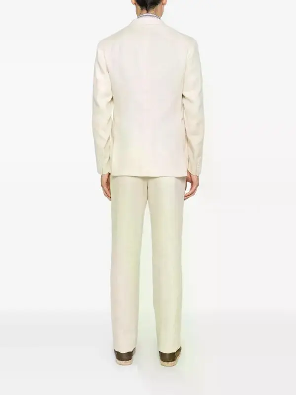 Tagliatore Linen Two-button Suit - Neutrals