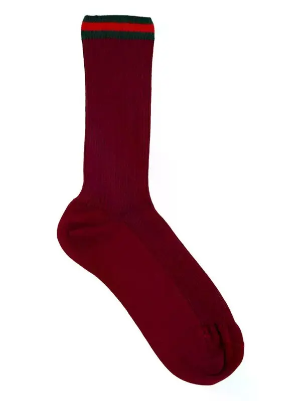 Gucci Ribbed Mid-calf Socks