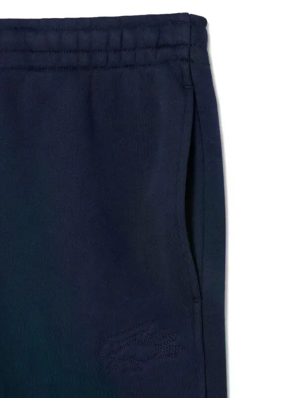 Lacoste Embroidered-logo Sweatpants - Blue