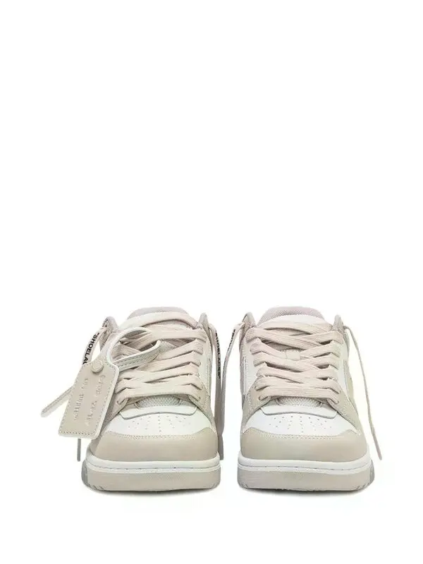 Off-White Out Of Office" Leather Sneakers - Neutrals