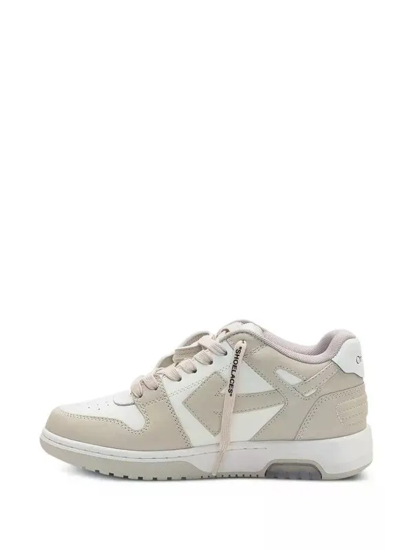 Off-White Out Of Office" Leather Sneakers - Neutrals