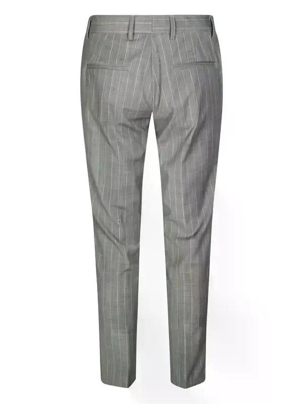MARSEM Pinstripe Pleated Trousers