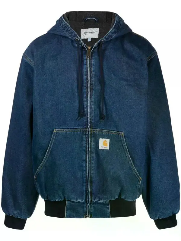 Carhartt Work In Progress Og Active Denim Hooded Jacket