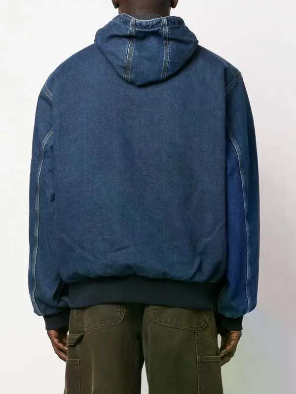 Carhartt Work In Progress Og Active Denim Hooded Jacket