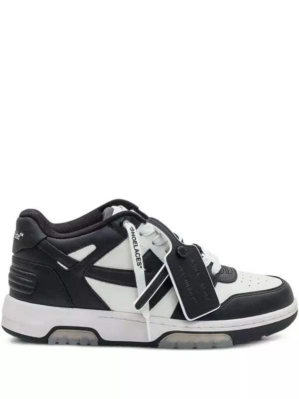 Off-White Out Of Office" Leather Sneakers - Black