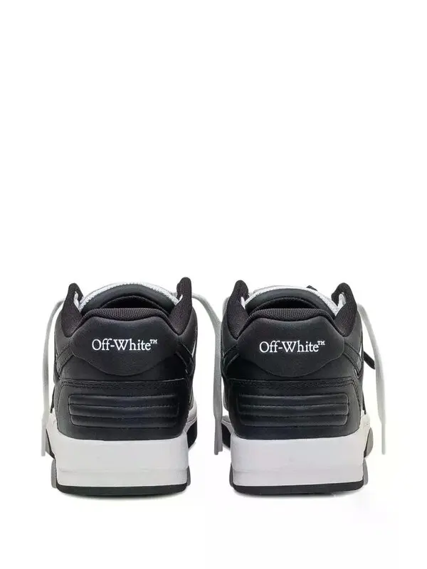 Off-White Out Of Office" Leather Sneakers - Black
