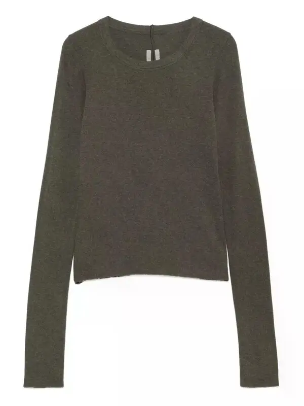 Rick Owens Long-sleeve Ribbed Top