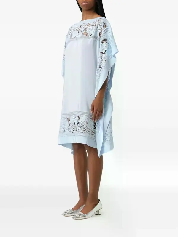 Ermanno Scervino Lace-insert Midi Dress